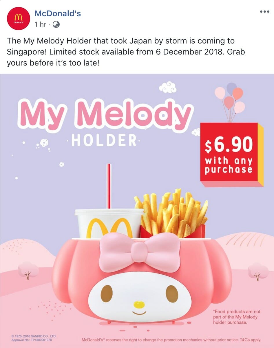 The McDonald's My Melody Holder that drove Sanrio fans crazy in Japan ...