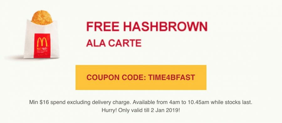 New McDelivery Coupon/Promo Codes to redeem free McSpicy, McNuggets ...