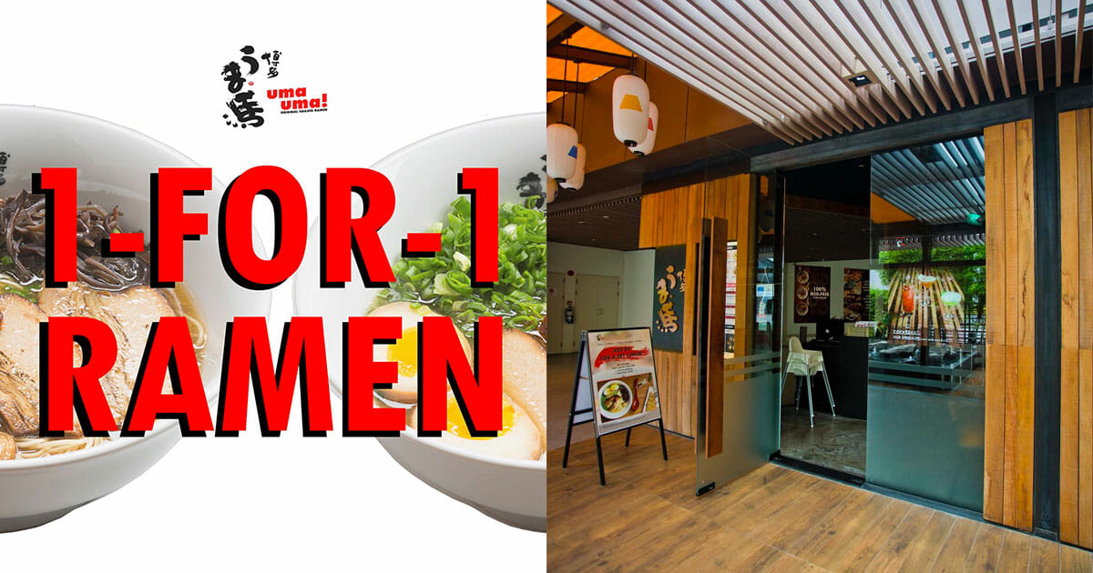 Uma Uma Ramen 1-for-1 Offer on 8 types of ramen returns on January 11 ...