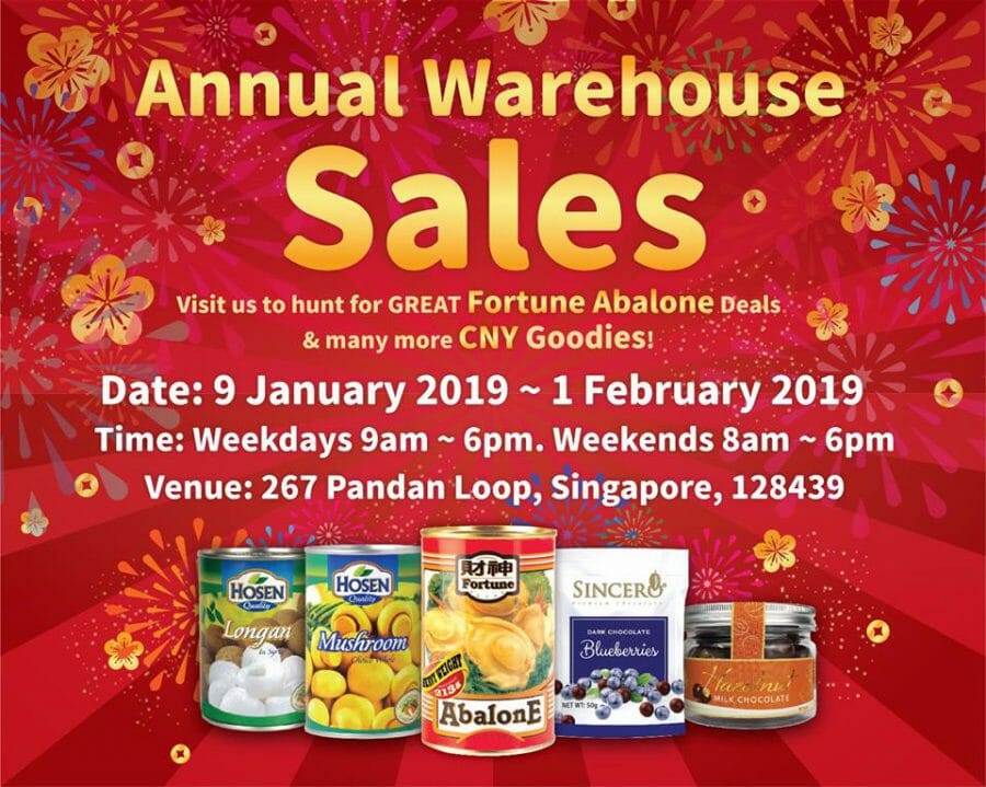There's a FMCG Warehouse Sale at Pandan Loop with hundreds of canned ...