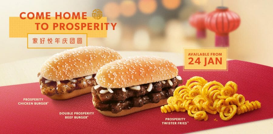 McDonald's S'pore brings back Prosperity Burgers, Twister Fries and ...