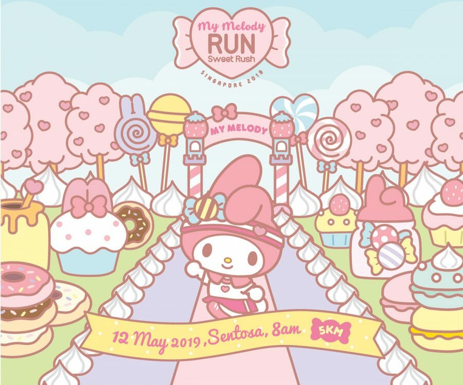 World's first-ever 'My Melody Run' to be held at Sentosa on May 12 this ...