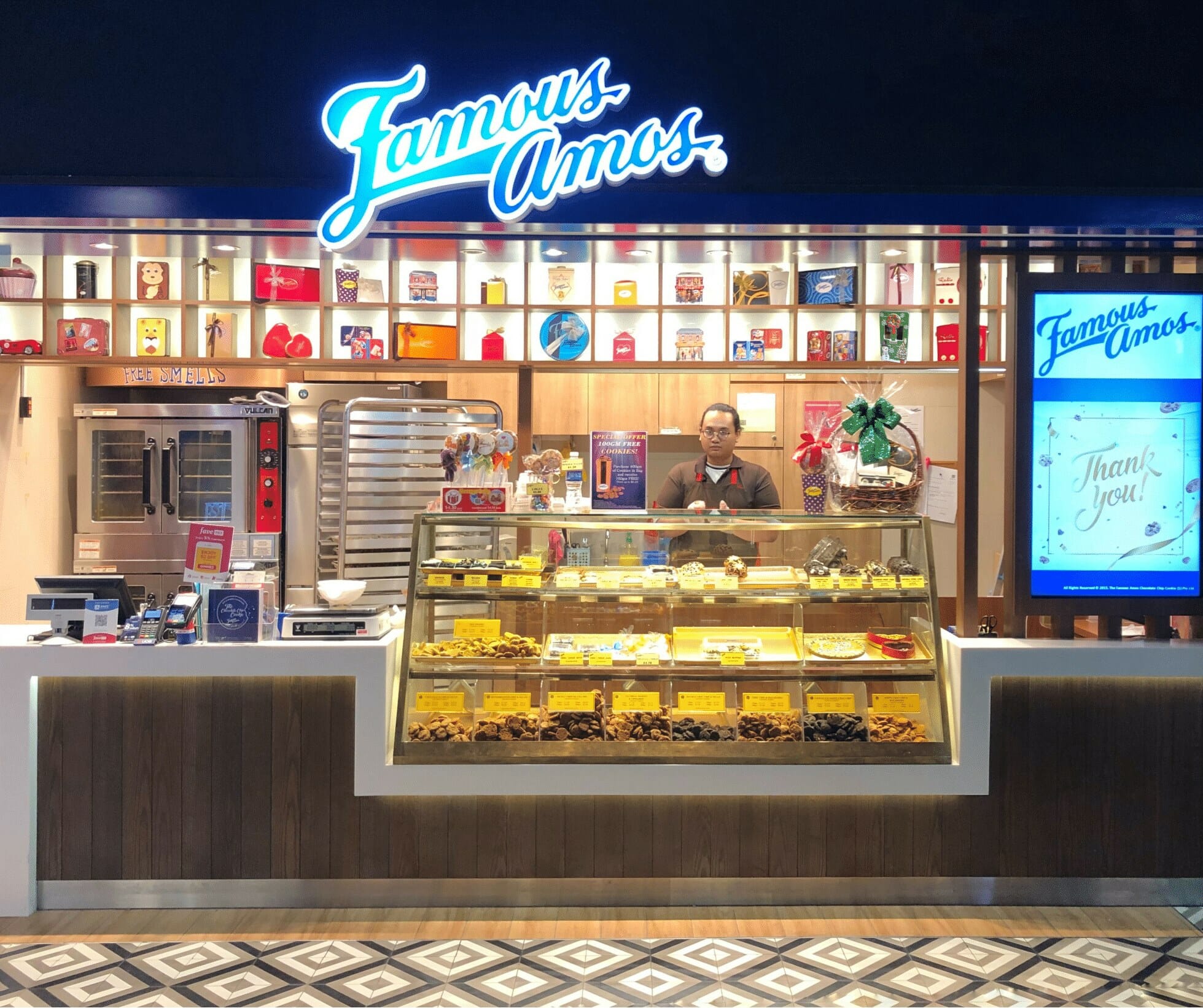 Famous Amos offers 1-for-1 Cookies in Bag to the first 100 customers ...