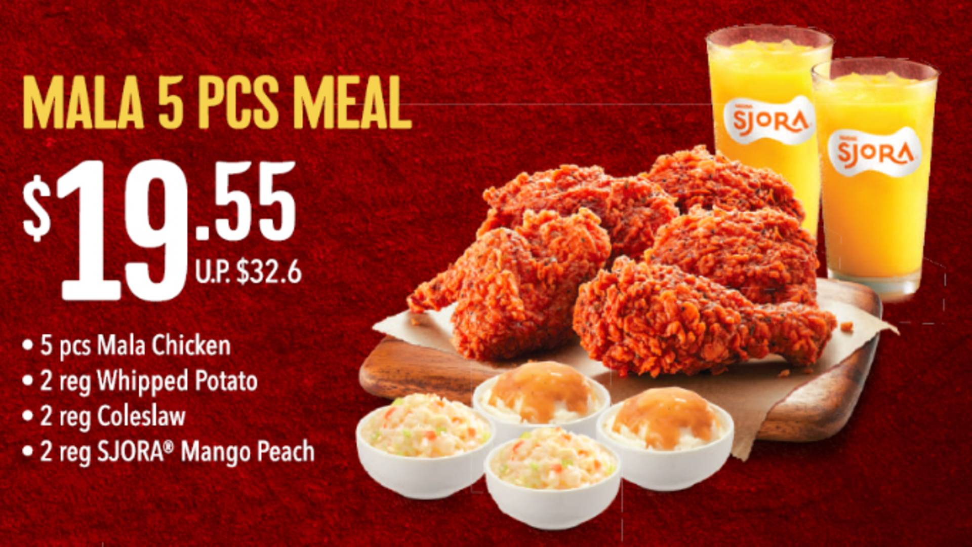 KFC S'pore will have Mala Chicken on their menu from March 8 onwards ...