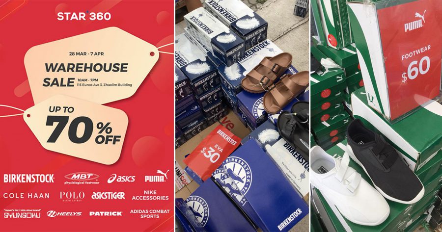 Star 360 Warehouse Sale in Eunos will have Birkenstock, Asics & PUMA ...