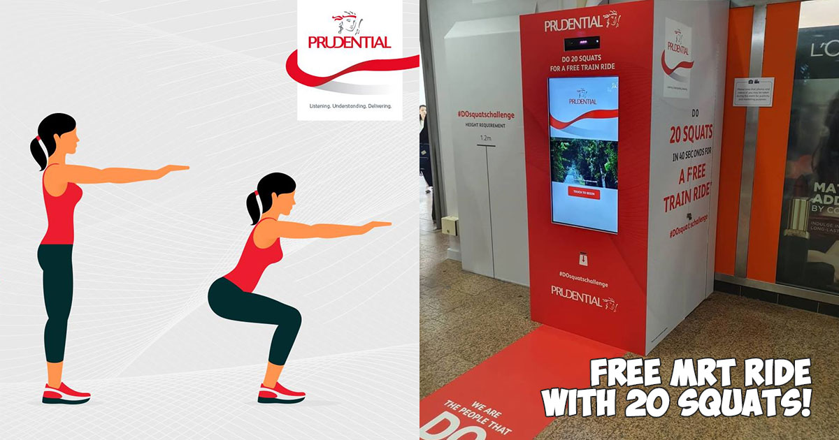 Do the 20-Squat Challenge at Tampines & City Hall MRT and get a train ...