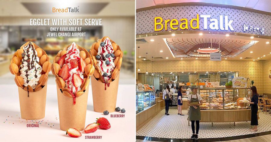 BreadTalk Jewel Changi Airport now has Egglet with Soft Serve treat ...