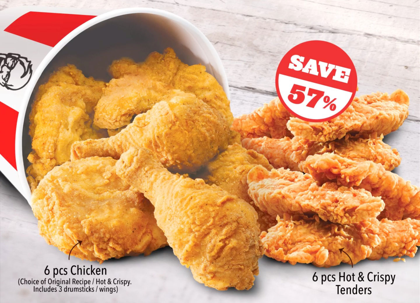 Save 57% with KFC S'pore's 12pc Chicken for only $12 Weekday Offer ...