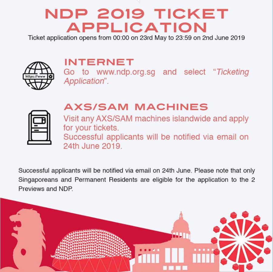 Singaporeans & PRs can apply for NDP 2019 Tickets online from May 23 ...