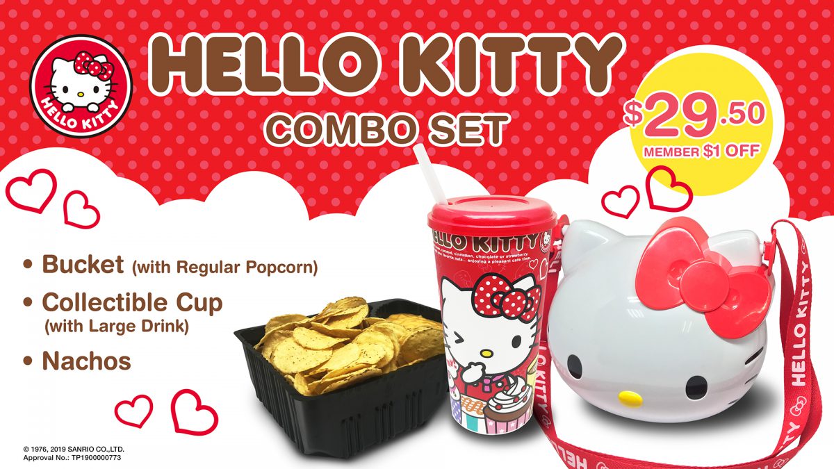 This adorable set of Hello Kitty Cup & Popcorn Bucket will go on sale ...