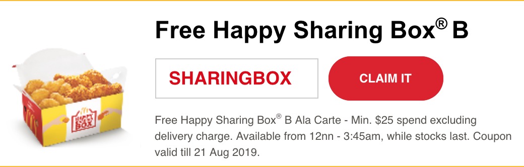 McDelivery latest Promo Codes include free Large Fries, McNuggets ...