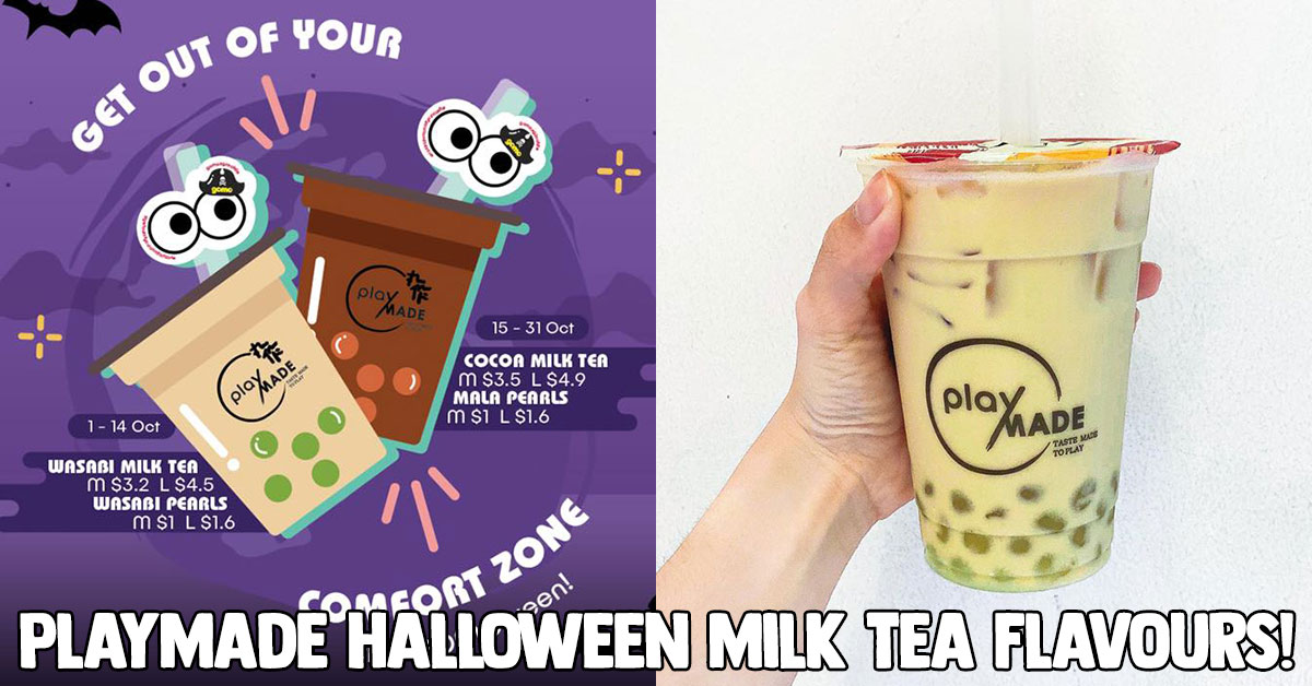 Playmade has strange Halloween flavours this Oct: Wasabi Milk Tea ...