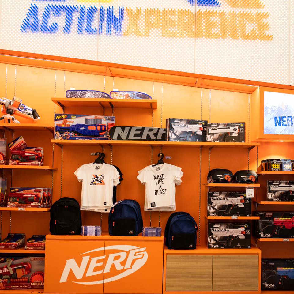 World's first-ever NERF Experience Arena with obstacle course and ...
