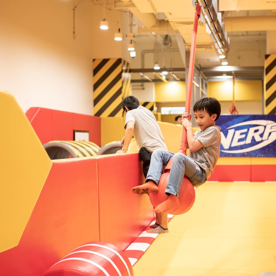 World's first-ever NERF Experience Arena with obstacle course and ...