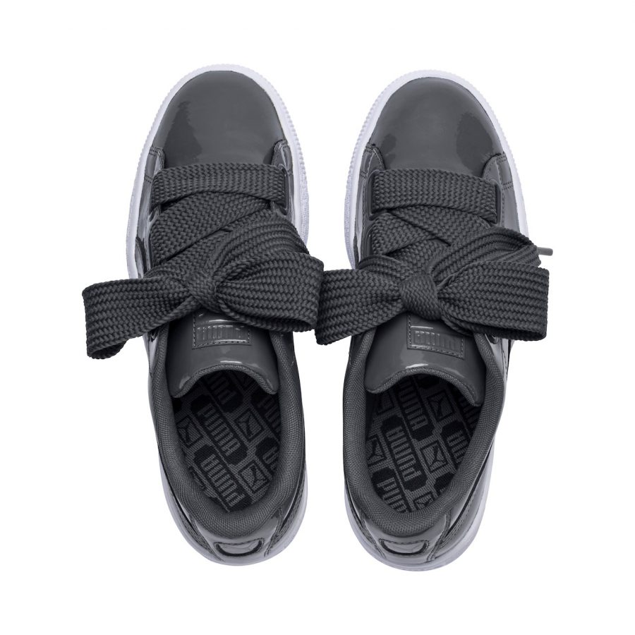 PUMA Basket Heart Sneakers with ribbon laces now selling at just $39.90 ...