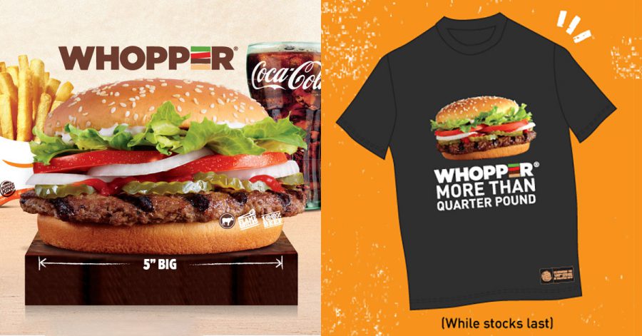 BK Malaysia is giving away this limited edition Whopper T-Shirt when ...