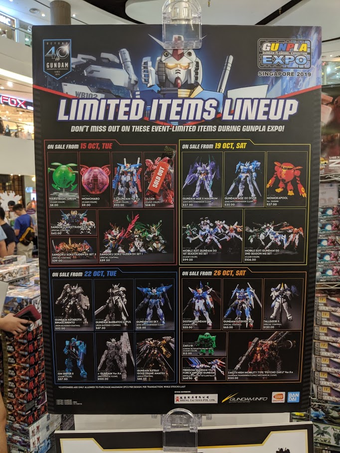 There's a Gundam Exhibition in Compass One till Oct 27 with action ...