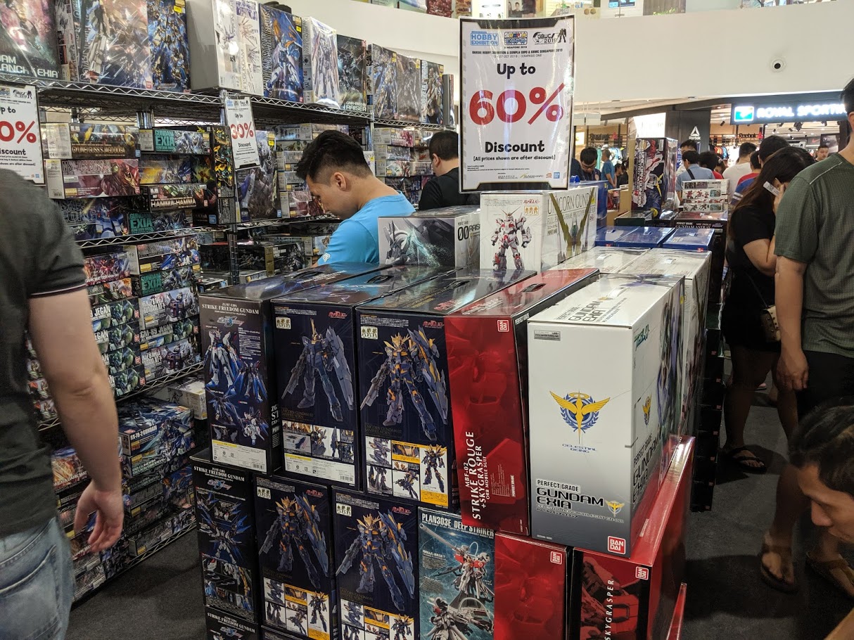 There's a Gundam Exhibition in Compass One till Oct 27 with action ...