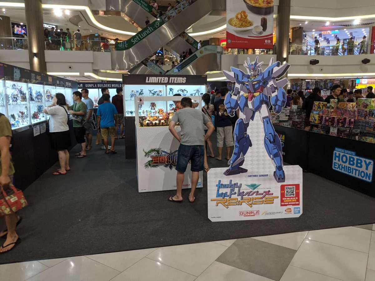 There's a Gundam Exhibition in Compass One till Oct 27 with action ...