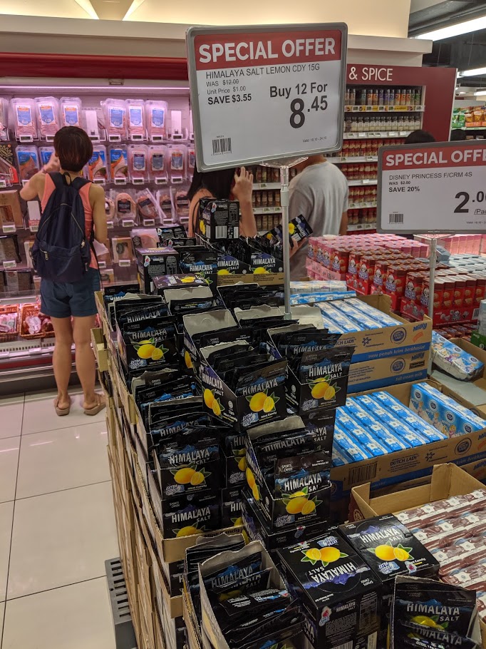 Cold Storage's offer on boxes of Himalaya Salt Candy till Oct 24 means ...