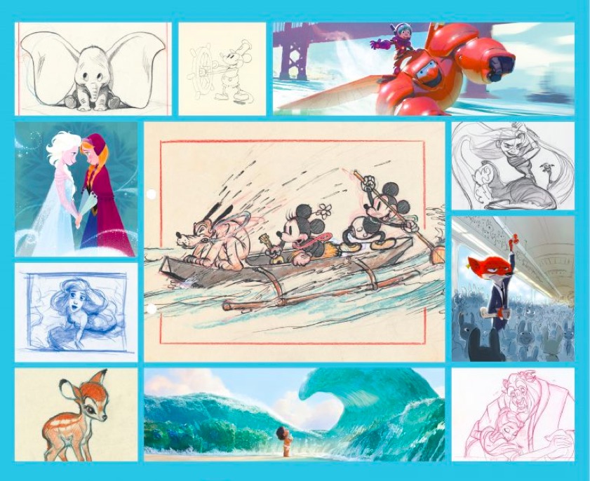 Disney Animation Exhibition in ArtScience Museum has over 500 art ...