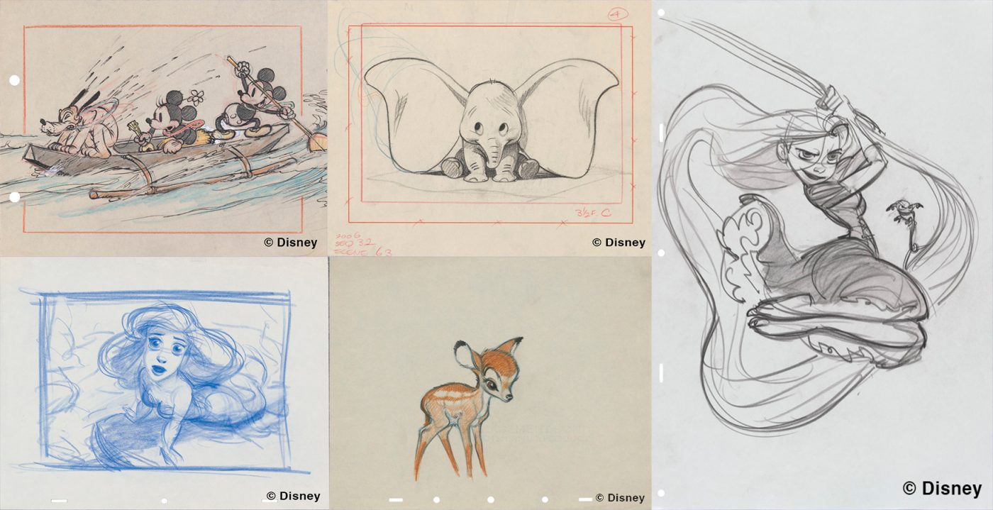 Disney Animation Exhibition in ArtScience Museum has over 500 art ...
