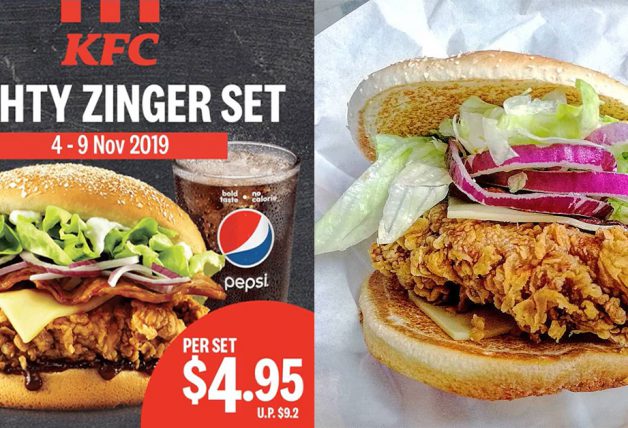 KFC's NEW Zinger Double Down Burger | Great Deals Singapore