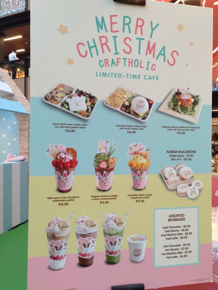 Craftholic Pop-up Cafe in Singpost Centre has kawaii-themed mains ...