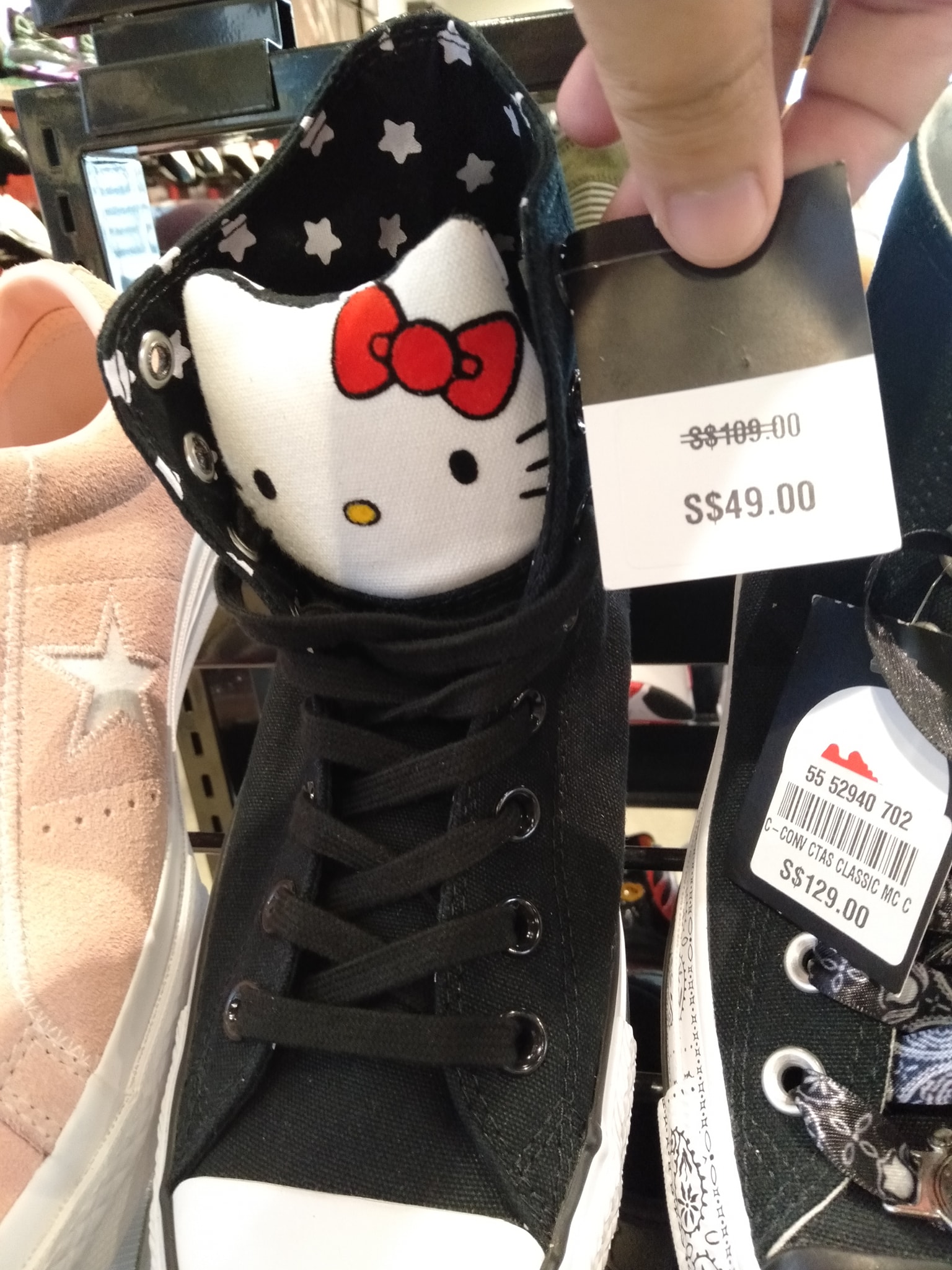 Foot Locker now having sale on Hello Kitty x Converse shoes with prices ...