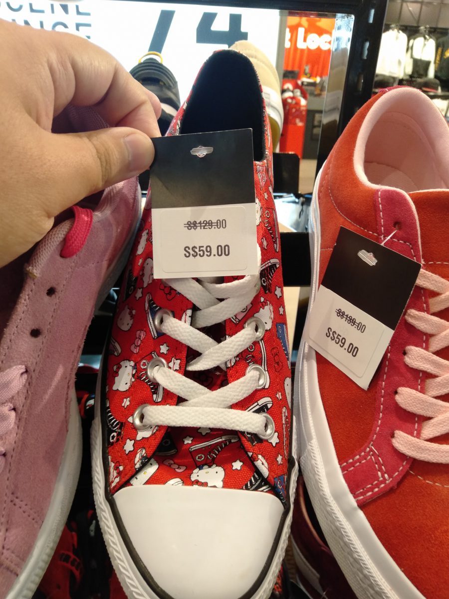 Foot Locker now having sale on Hello Kitty x Converse shoes with prices ...