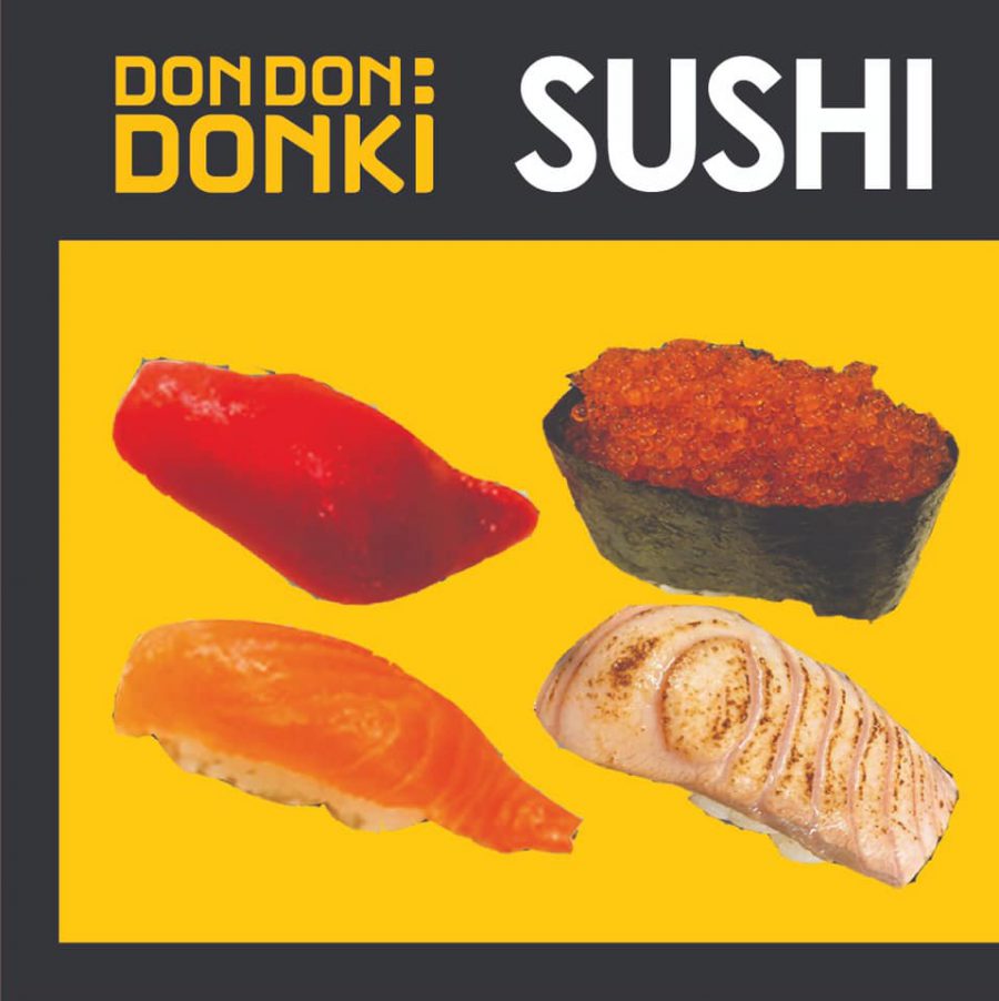 Don Don Donki JCube's Sushi Bar lets you mix & match your favourite ...