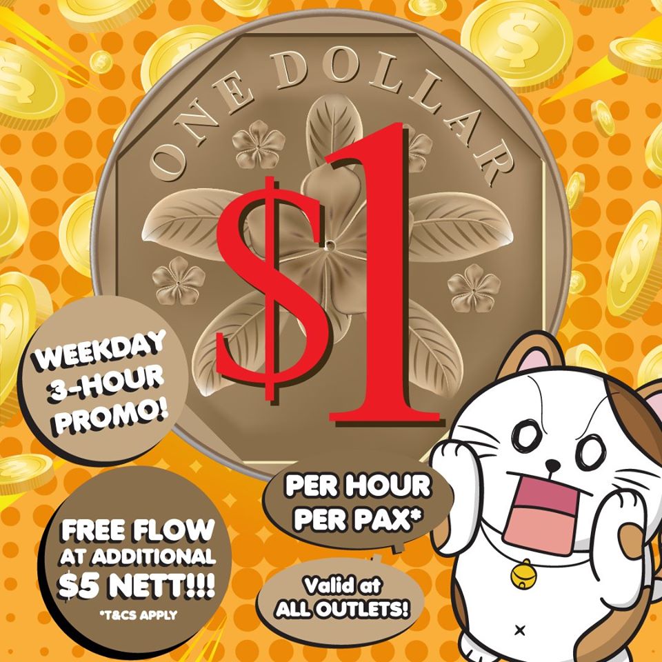 Karaoke Manekineko now having $1/hour Promotion at all outlets on ...