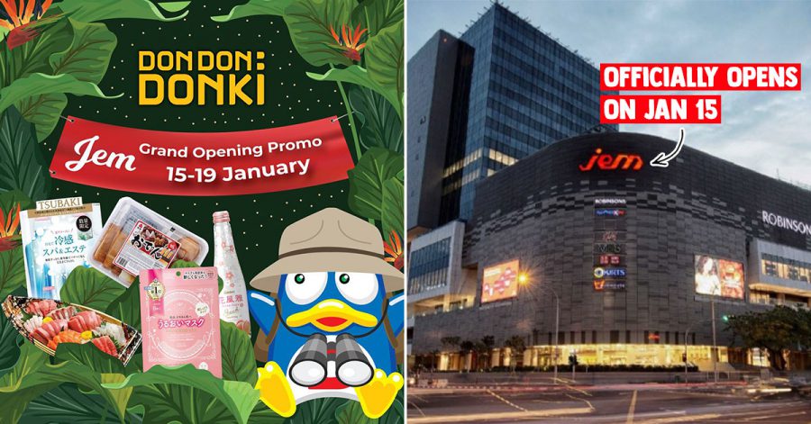 Don Don Donki Jem officially opens on Jan 15. Here are the Grand ...