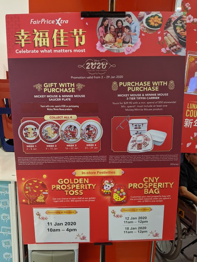 FairPrice Xtra has CNY-themed Mickey Mouse dinnerware & merchandise up ...