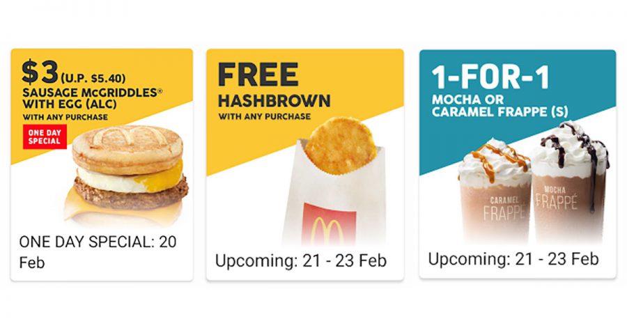 McDonald's launches 28 days of deals with $3 McGriddles with Egg, Free ...