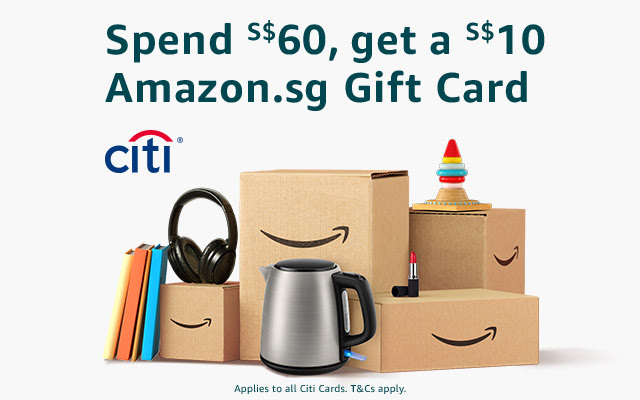 Amazon.sg is giving S$10 Gift Card to Citibank cardholders till Feb 29 ...