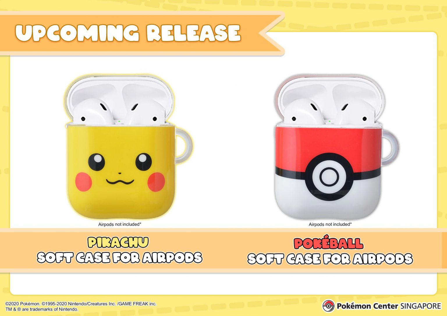 Pokémon Center to release Pikachu & Pokeball Airpods Cases so we can ...