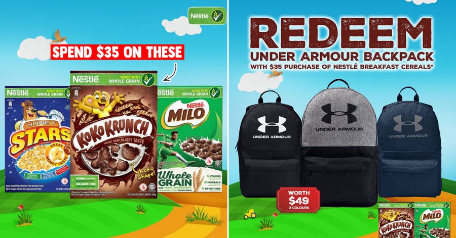 Buy Nestle Breakfast Cereals and redeem an Under Armour Backpack for ...