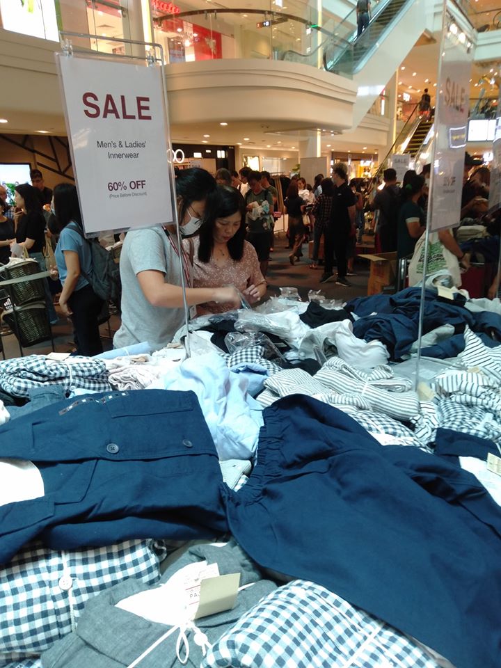 MUJI Atrium Sale happening at Plaza Singapura till Mar 29, has clothing ...