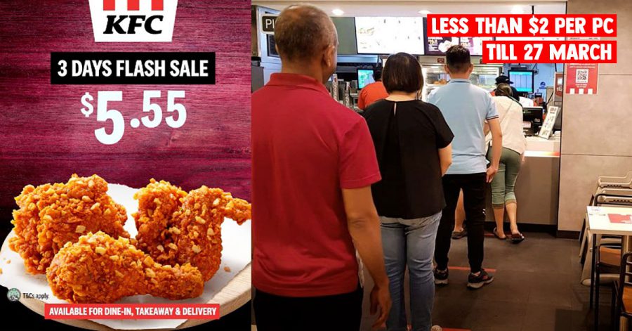 KFC S'pore selling 3pcs Spicy Thai Crunch for only S$5.55 in 3-Day ...