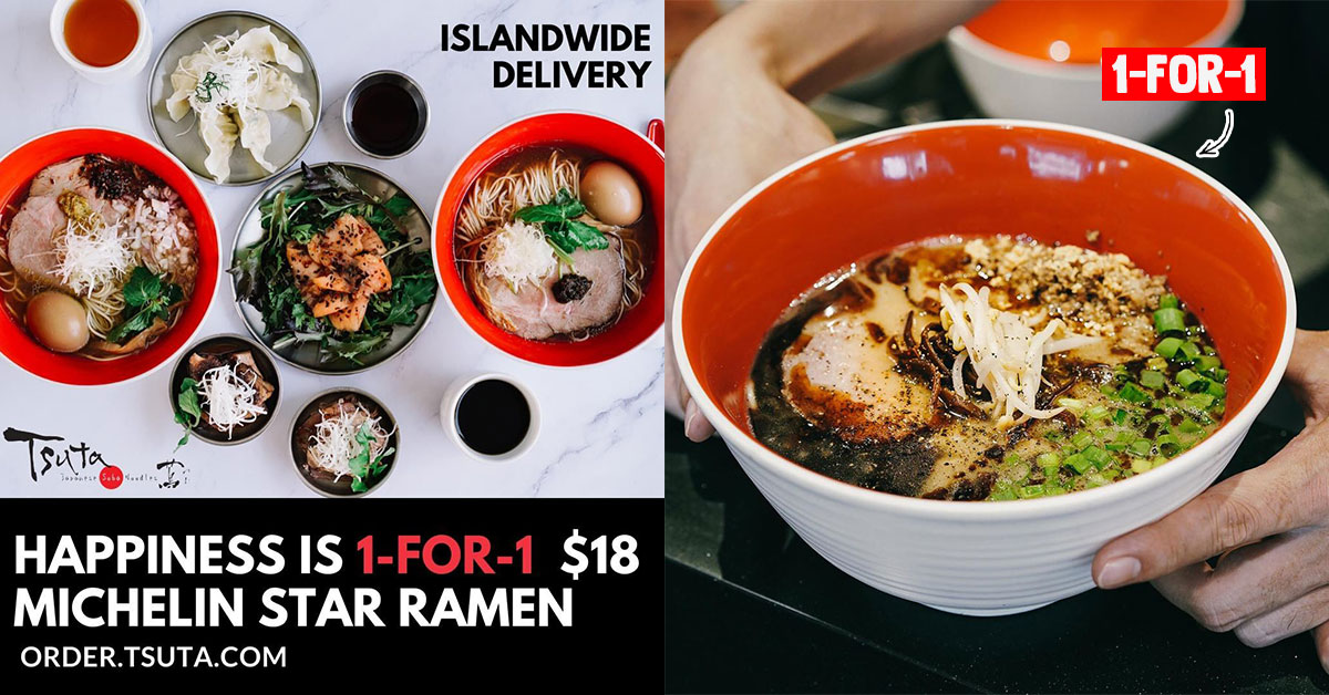 Michelin-starred Tsuta S'pore has 1-for-1 Promotion across all ramen ...