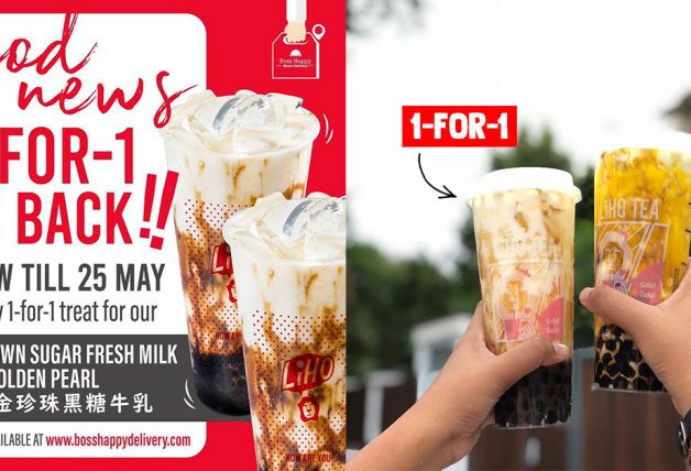 LiHO Orchardgateway having 1-for-1 Da Hong Pao Milk Tea till Dec 24 ...