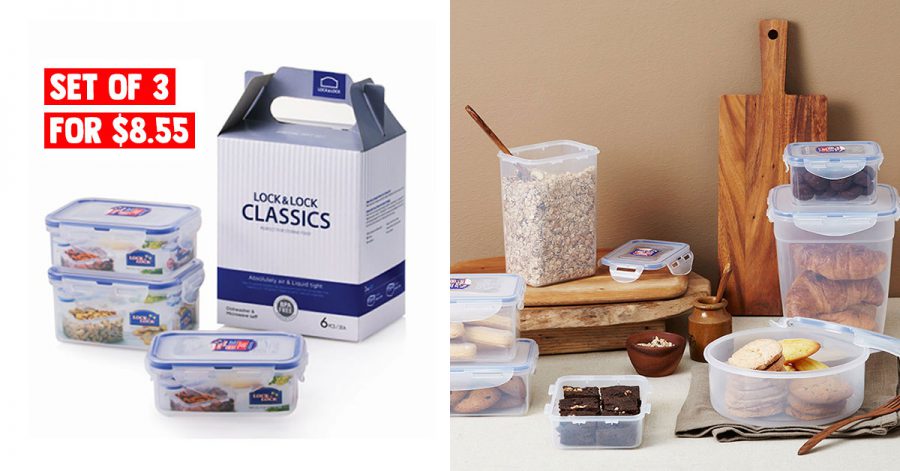 Lock & Lock Containers Sets available online with prices as low as S$8. ...