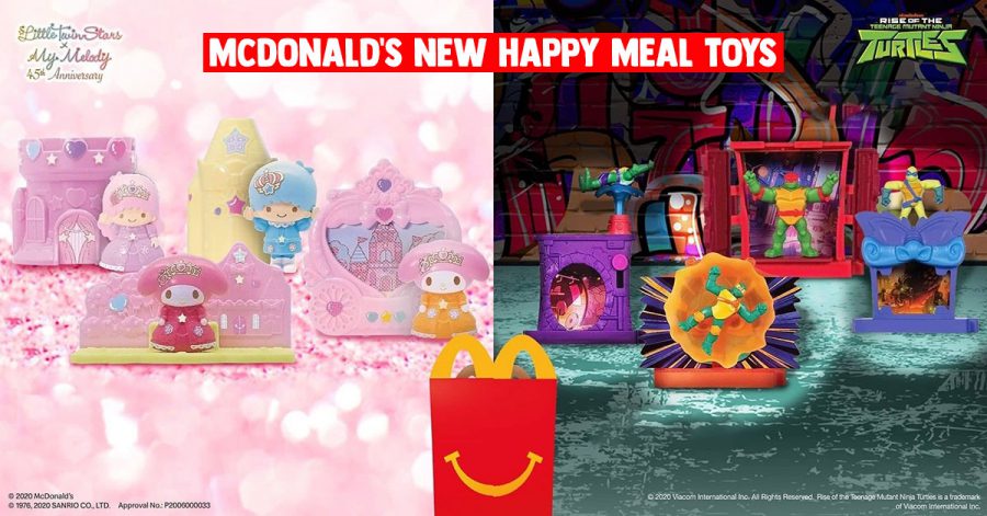 McDonald's Happy Meal Toys featuring Sanrio's My Melody and TMNT ...