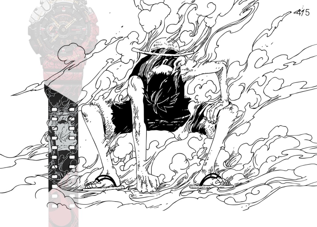 Casio G-SHOCK x One Piece featuring Luffy transformations to go on sale ...