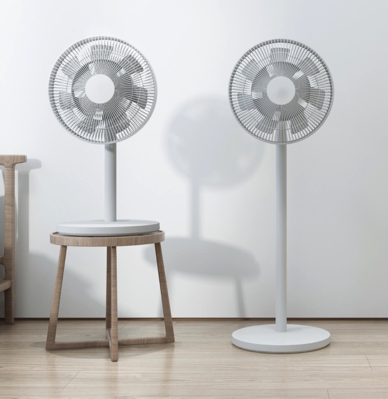 Latest generation of Xiaomi Smart Fan has adjustable height feature and ...