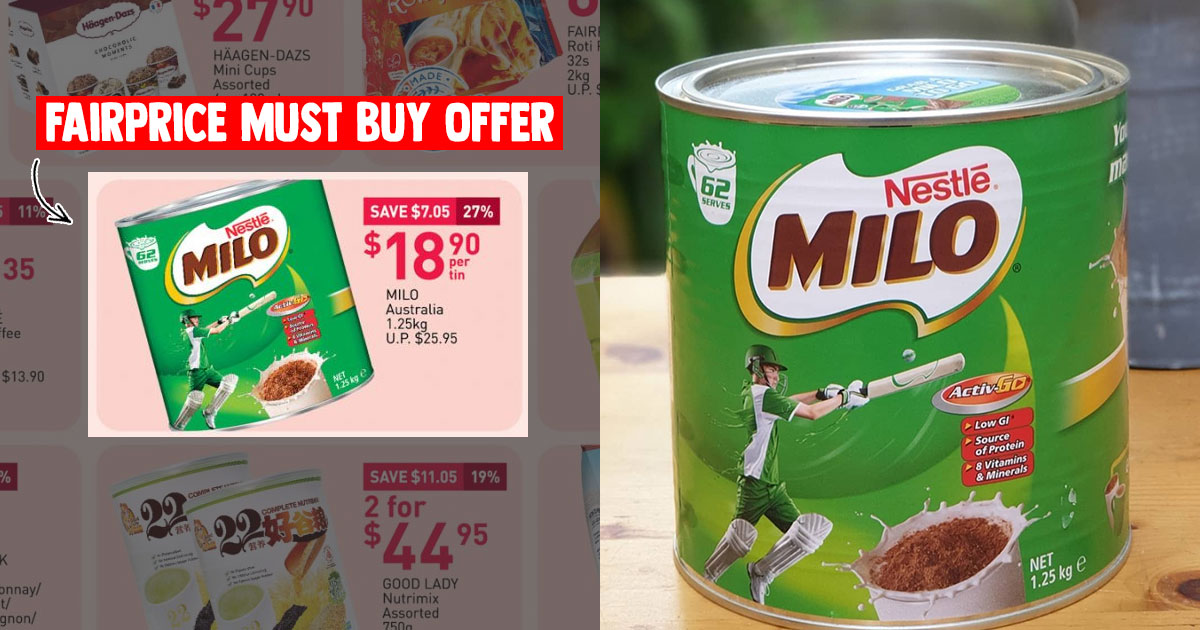 Made-in-Australia MILO selling at $18.90 in FairPrice till Aug 19, no ...