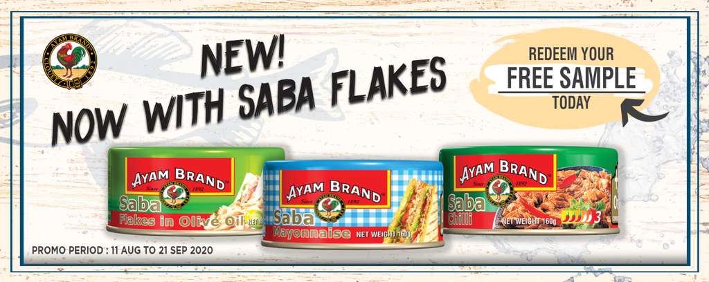 Ayam Brand launches new Saba Flakes, lets you redeem 2 Sample Cans of ...