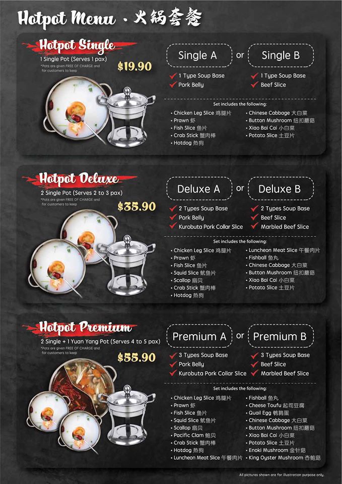 Takeaway Hotpot Place in Sin Ming has Set Meals from $19.90, even lets ...