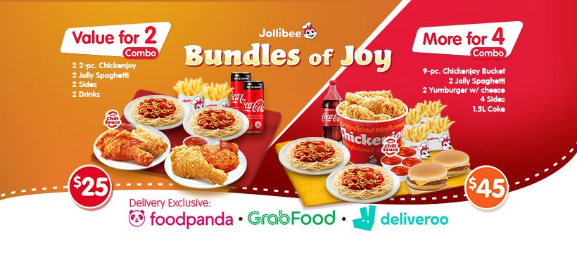 Jollibee S'pore has Chickenjoy Bundle Meals for up to 4 pax from only ...